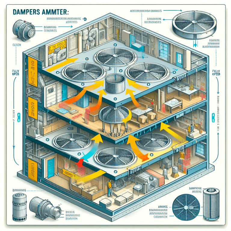 Qué son los dampers en HVAC y cómo funcionan